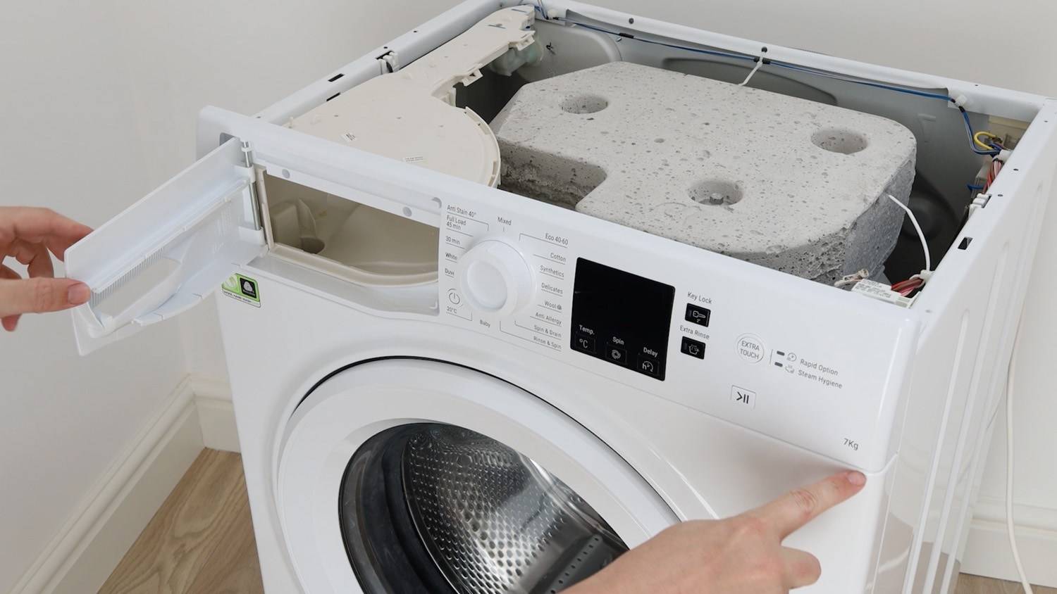How to Replace a Washing Machine Dispenser Drawer Hopper - Hotpoint