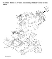 Husqvarna YTH2348 960450005 Ride On Mower Spares Parts Page 4