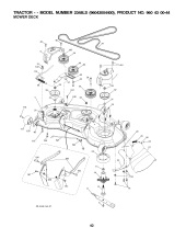 Husqvarna 2348 LS (96043004400) Ride On Mower Spares & Parts