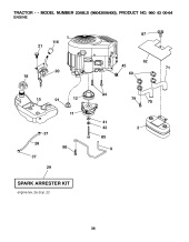 Husqvarna 2348 LS (96043006400) Ride On Mower Spares & Parts