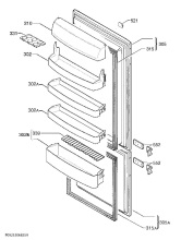 Zanussi ZBB28651SA (92550500502) Fridge & Freezer Spares & Parts