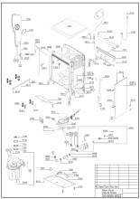 Flavel DWF642W (7600733853) Dishwasher Spares & Parts