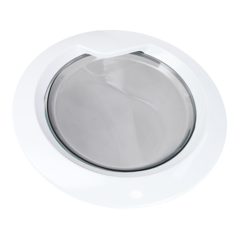 Indesit Washing Machine Door Frame And Glass White - Part Number C00637185