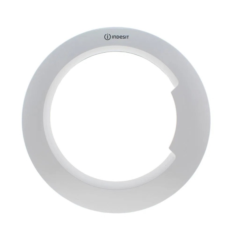 Indesit Washing Machine Door Frame And Glass Panel, White - Part Number ...