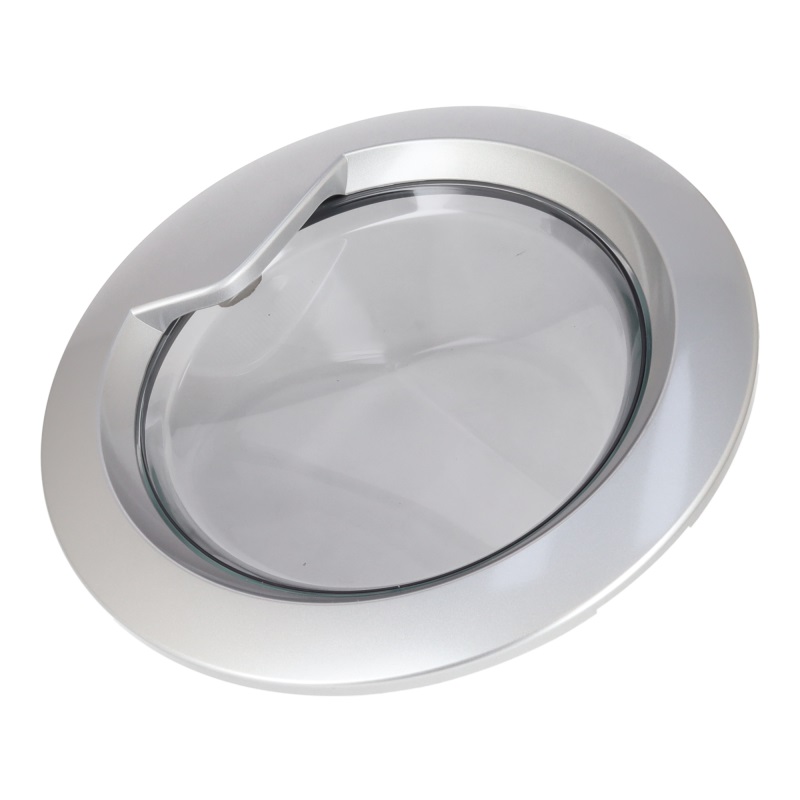 Indesit Washing Machine Silver Door Frame And Glass - Part Number C00638726