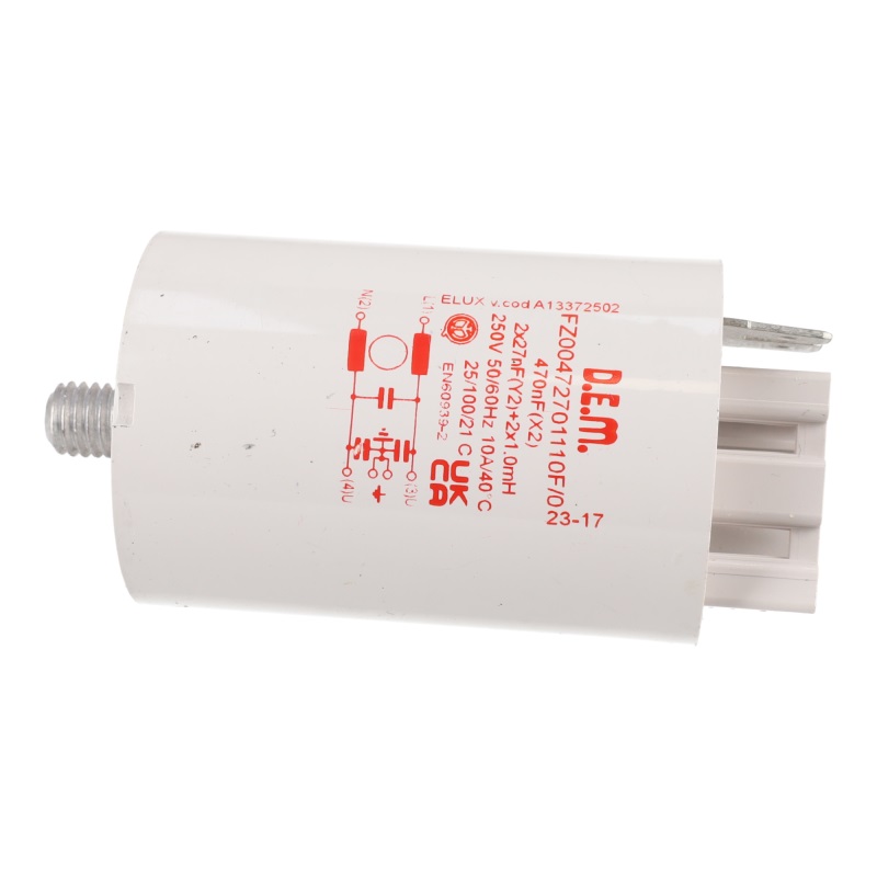 AEG Washing Machine Interference Suppressor - Part Number 3792740007