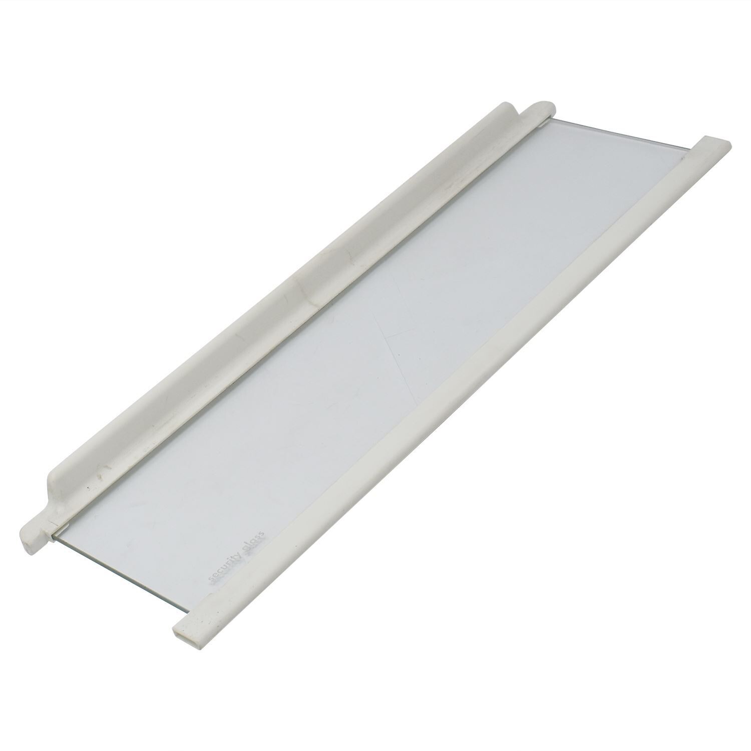 AEG Fridge & Freezer Glass Food Shelf Complete With Trim - Part Number ...
